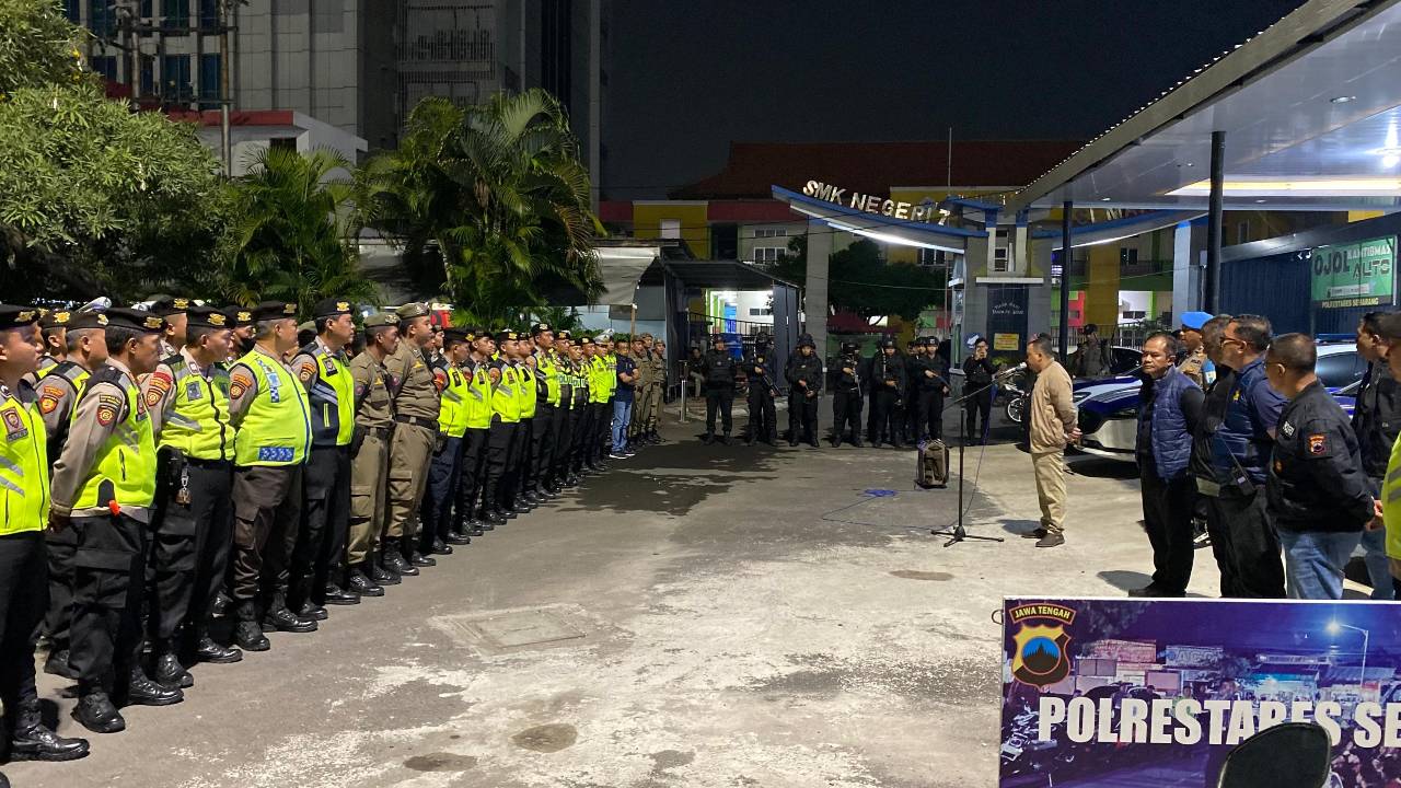 Polrestabes Semarang Sita 43 Motor di 7 Zona Rawan, Pembinaan ...